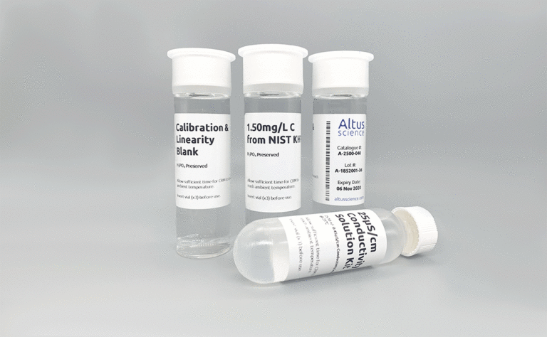 Standards for Sievers 500 TOC analyser from Altus ScienceAltus Science ...